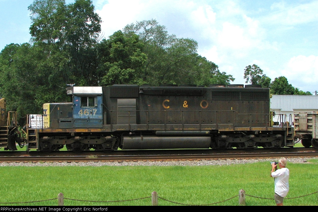 C&O SD40 #4617 on Q609